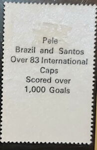 Stamp: Pele, Brazil (Nicaragua(FIFA World Cup 1970 - Mexico) Mi:NI 1556 ...