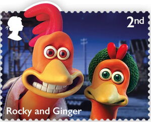 Stamp: Rocky and Ginger (United Kingdom of Great Britain & Northern ...
