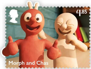 Stamp: Morph and Chas (United Kingdom of Great Britain & Northern ...