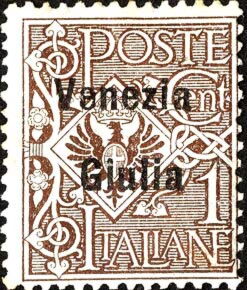 Timbre: Italian Occupation of Veneto Giulia (Italie, Occupation du ...