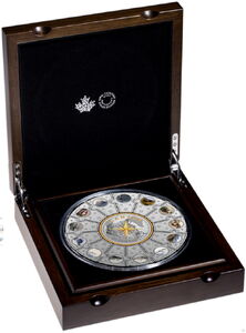 العملة المعدنية: 50 Dollars (Canadian Passages - Compass rose over a ...