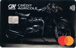 Bank Card: Motorcycle (Credit Agricole Bank Polska, PolandCol:PL-MC-0719