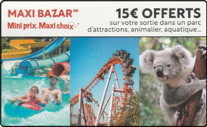 Functional Card: Maxi Bazard (Games Centers, Amusement Parks, France ...