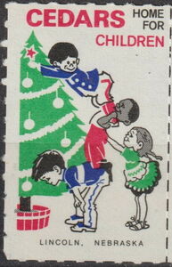 Stamp: Cedars Home for Children.Christmas (United States of America ...