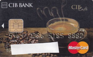 Bank Card: CIB Cafe (CIB Bank, HungaryCol:HU-MC-0081