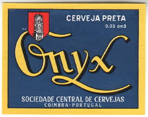 Drink Label: Cerveja Onyx (Companhia da Cerveja de Coimbra, PortugalCol ...