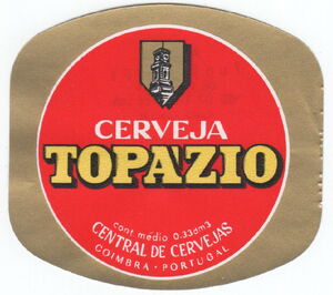 Drink Label: Cerveja Topazio (Companhia da Cerveja de Coimbra ...