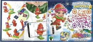 Meal Toy: Girly Elf (Kinder Surprise, Europe(Kinder - Christmas 2022 ...