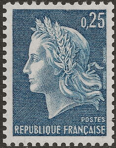 Stamp: Marianne of Cheffer (France(Marianne (Cheffer)) Yt:FR 1535a