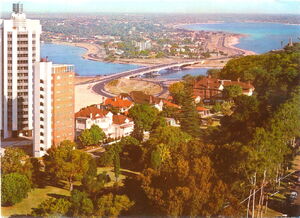 Tarjeta Postal: Perth Skyline and Narrows Bridge (Australia(Perth, ON ...