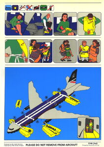 Safety Card: Boeing 767 (British Airways, United Kingdom of Great ...