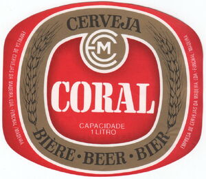 Drink Label: Coral Cerveja (Empresa de Cervejas da Madeira, PortugalCol ...