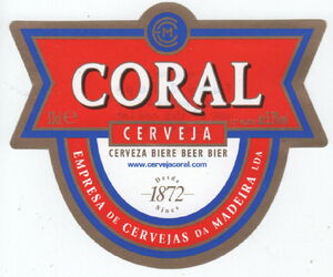 Drink Label: Coral Cerveja (Empresa de Cervejas da Madeira, PortugalCol ...