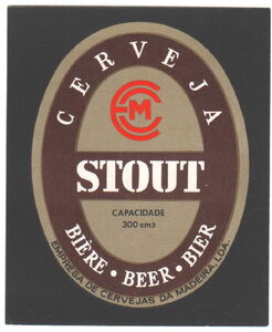 Drink Label: Stout Cerveja (Empresa de Cervejas da Madeira, PortugalCol ...