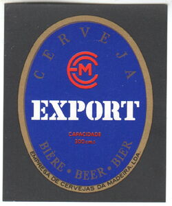 Drink Label: Export Cerveja (Empresa de Cervejas da Madeira ...