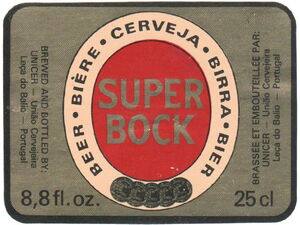 Drink Label: Super Bock (Unicer Bebidas, PortugalCol:PT-BEER-000489