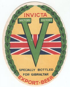 Drink Label: Invicta Export Beer (Companhia de Cervejas Estrella ...
