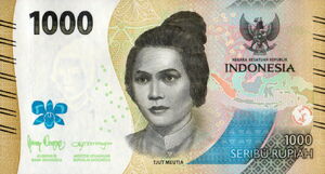 Banknote: 1,000 Rupiah (Indonesia(2022-2025 Issue) Wor:P-162a 💴