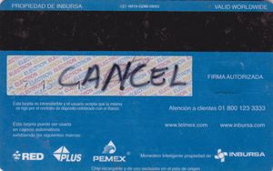 Bank Card: Imbursa (Banco Inbursa, MexicoCol:MX-VE-0062.01