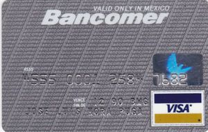 Tarjeta de Banco: Bancomer (Bancomer, México) Col:MX-VI-0055.02
