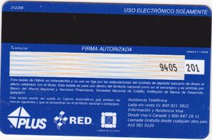 Bank Card: Bansefi (Banco del Ahorro Nacional y Servicios Finacieros ...