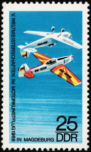 Stamp: Mirror Flight (Germany, Democratic Republic (DDR)(World ...
