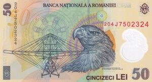 Billete de Banco: 50 Lei (Rumanía(2005-2022 Revaluation Issue) Wor:P-120j