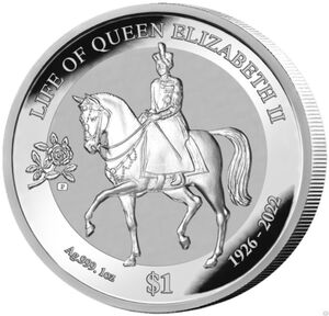 Coin: 1 Dollar (Life of Queen Elizabeth II) (British Virgin Islands ...