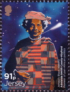 Stamp: Adelaide Smith Casely-Hayford, Political Activist (Jersey(Jersey ...