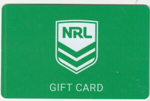 Gift Card: NRL logo on Green background (TCN-The Card Network ...