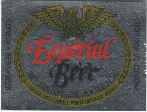 Drink Label: Especial Beer (Fábrica de cervejas e Refrigerantes João ...