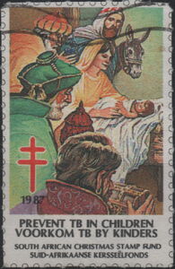 Stamp: Prevent TB in Children RSA 1987 (South Africa: Cinderella Stamps ...