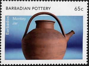 Stamp: Monkey Jar (Barbados(Pottery of Barbados (2022)) Mi:BB 1359,Sn ...