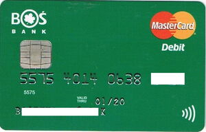 Bank Card: Mastercard Debit (Bank Ochrony Środowiska, PolandCol:PL-MC ...