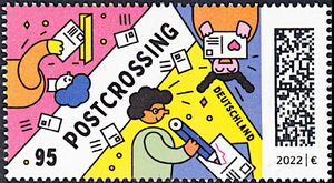 Stamp: Postcrossing (Germany, Federal RepublicMi:DE 3722,Sn:DE 3326,Yt ...