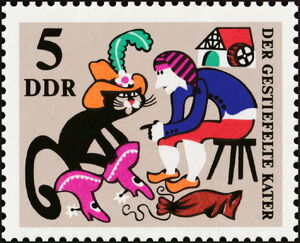 Stamp: Miller's Youngest Son Gets a Cat for His Inheritance (Germany ...