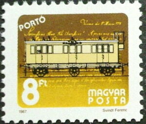 Stamp: Postage due - Post wagon (Hungary(Postage Due) Mi:HU P255,Sn:HU ...