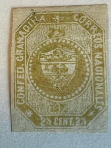 Stamp: Coat of Arms (Colombia(Grenadine Confederation) Mi:CO 1,Sn:CO 1a ...