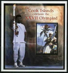 Stamp: Torch Relay (Penrhyn(Summer Olympic Games 2000 - Sydney) Mi:CK ...