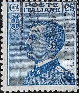 Stamp: King Vittorio Emanuele III (1869-1947) facing left (Italy(King ...