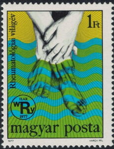 Selo: International Year of Combating Rheumatism (HungriaMi:HU 3238A,Sn ...