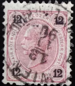 Stamp: Emperor Franz Joseph (Austria(Emperor Franz Joseph 1890) Mi:AT ...