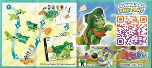 Meal Toy: Travelling Turtle (Kinder Surprise, Europe(Kinder - Animal ...