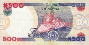 Banknote: 500 Naira (Nigeria(1984-2022 Issue) Wor:P-30u 💴