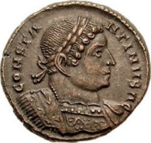 Moneda: 1 Follis (Roma, Imperio) (306-337 - Constantino I) Col:RO-EM-000074