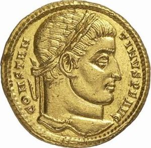 Moneda: 1 Solidus (Roma, Imperio) (306-337 - Constantino I) Col:RO-EM ...