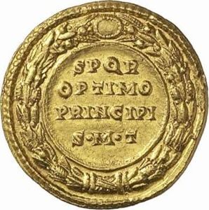 Moneda: 1 Solidus (Roma, Imperio) (306-337 - Constantino I) Col:RO-EM ...