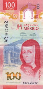 Banknote: 100 Pesos (Mexico(2017-2022 "Historical Identity and Natural ...