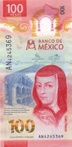 Banknote: 100 Pesos (Mexico(2017-2022 "Historical Identity and Natural ...