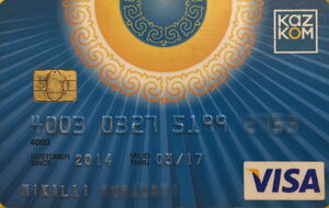 Bank Card: Go! Card (Kazkommertsbank, KazakhstanCol:KZ-VI-0101.02